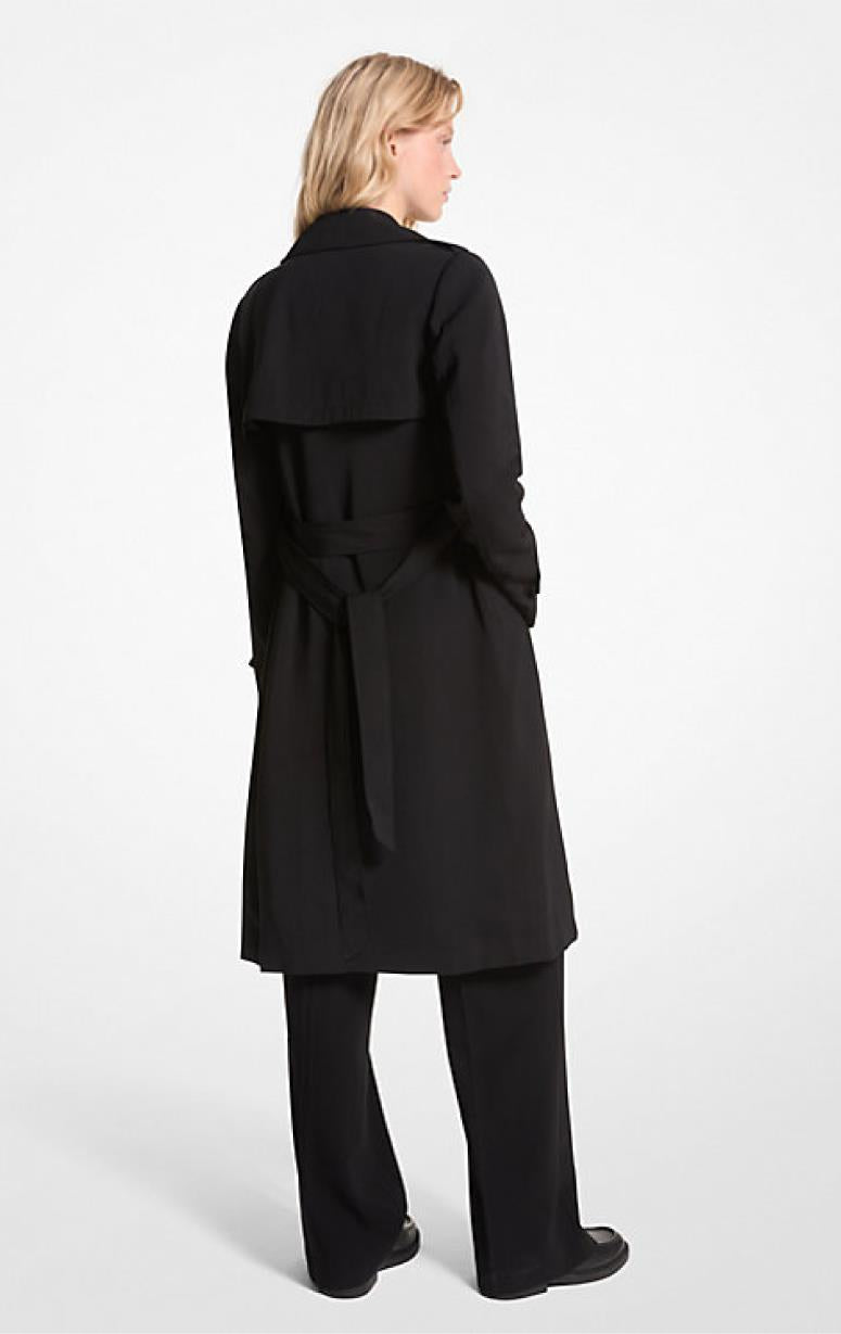 Michael kors black trench store